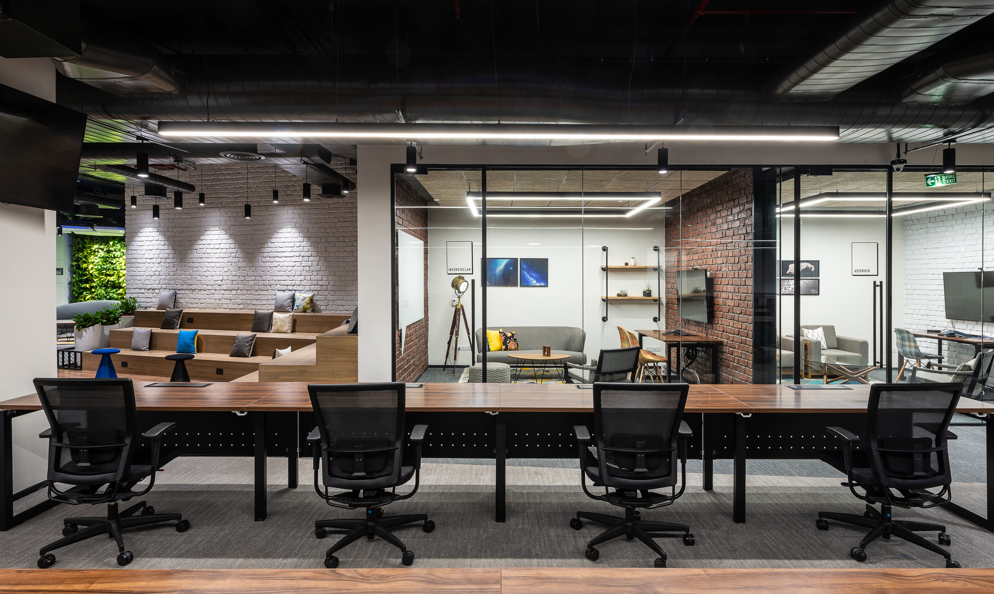 Browserstack Office At Mumbai By Space Matrix Projects Browserstack Office Design Mumbai