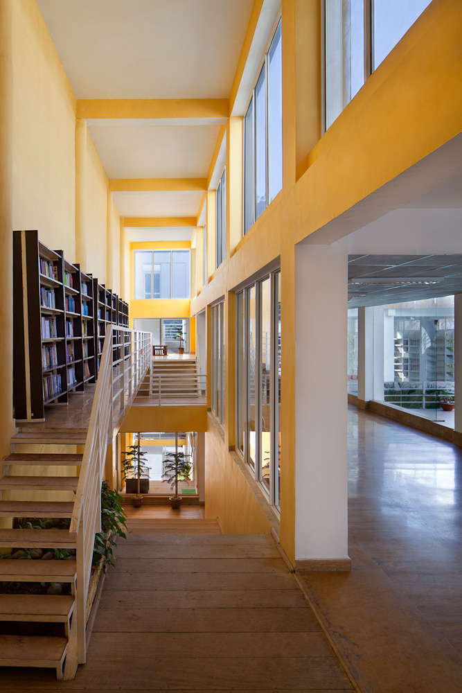 Yogananda Library designed by Studio Archohm - Commercial Design India