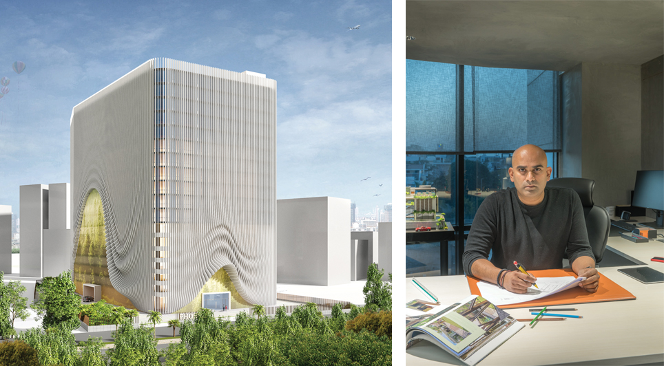 How a façade can combine the aspect of appearance and performance in a ...