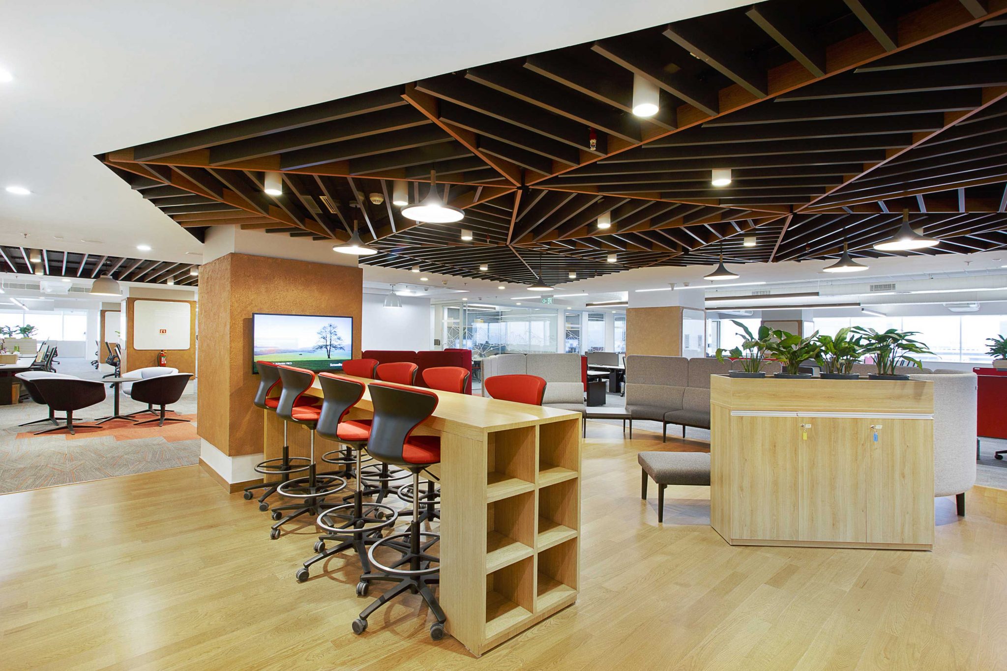 AVA Design Studio explores the "neighbourhood-approach" for Bain Consulting's new office ...