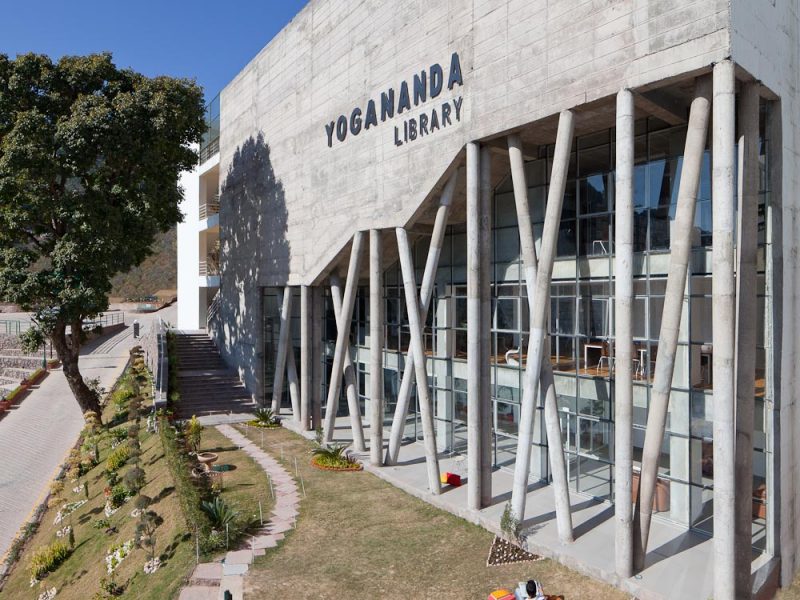 Yogananda Library designed by Studio Archohm - Commercial Design India