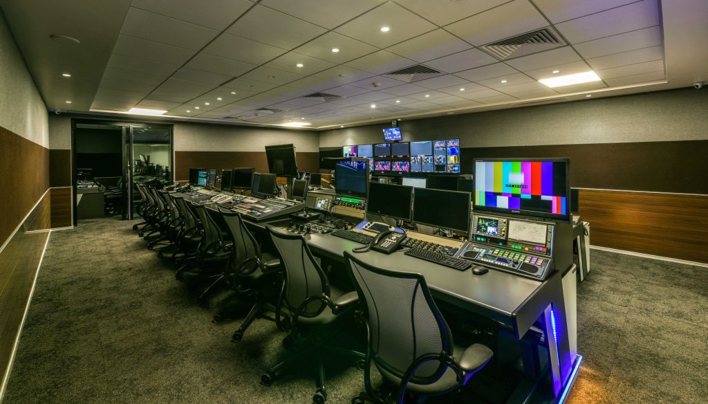 Carpets Inter designed a world-class facility of a broadcasting sports ...
