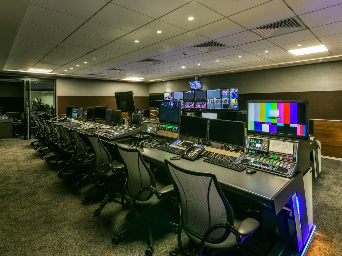 Carpets Inter designed a world-class facility of a broadcasting sports ...