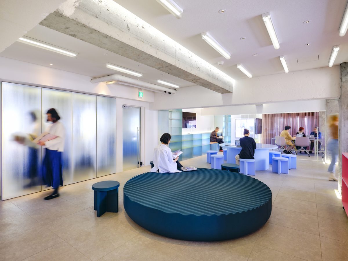 Driving bright hues in workspaces, Kii inc. designs Lyonesse Pictures ...