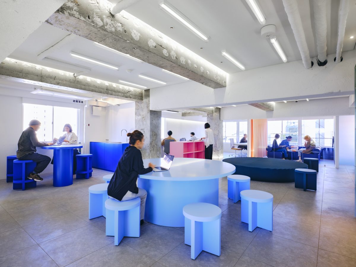 Driving bright hues in workspaces, Kii inc. designs Lyonesse Pictures ...