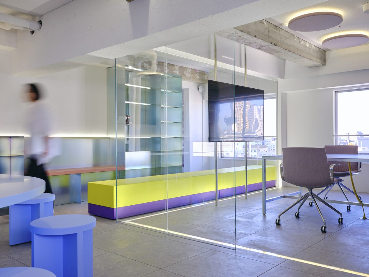 Driving bright hues in workspaces, Kii inc. designs Lyonesse Pictures ...