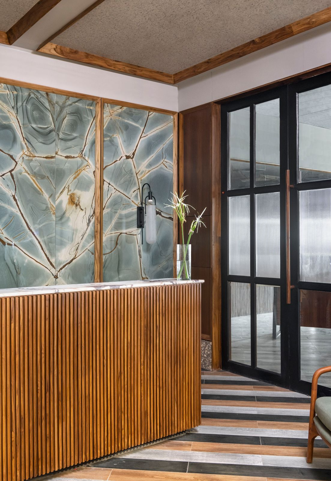 Crisp and formal 'BOX Office' by Spaces & Design - Commercial Design India