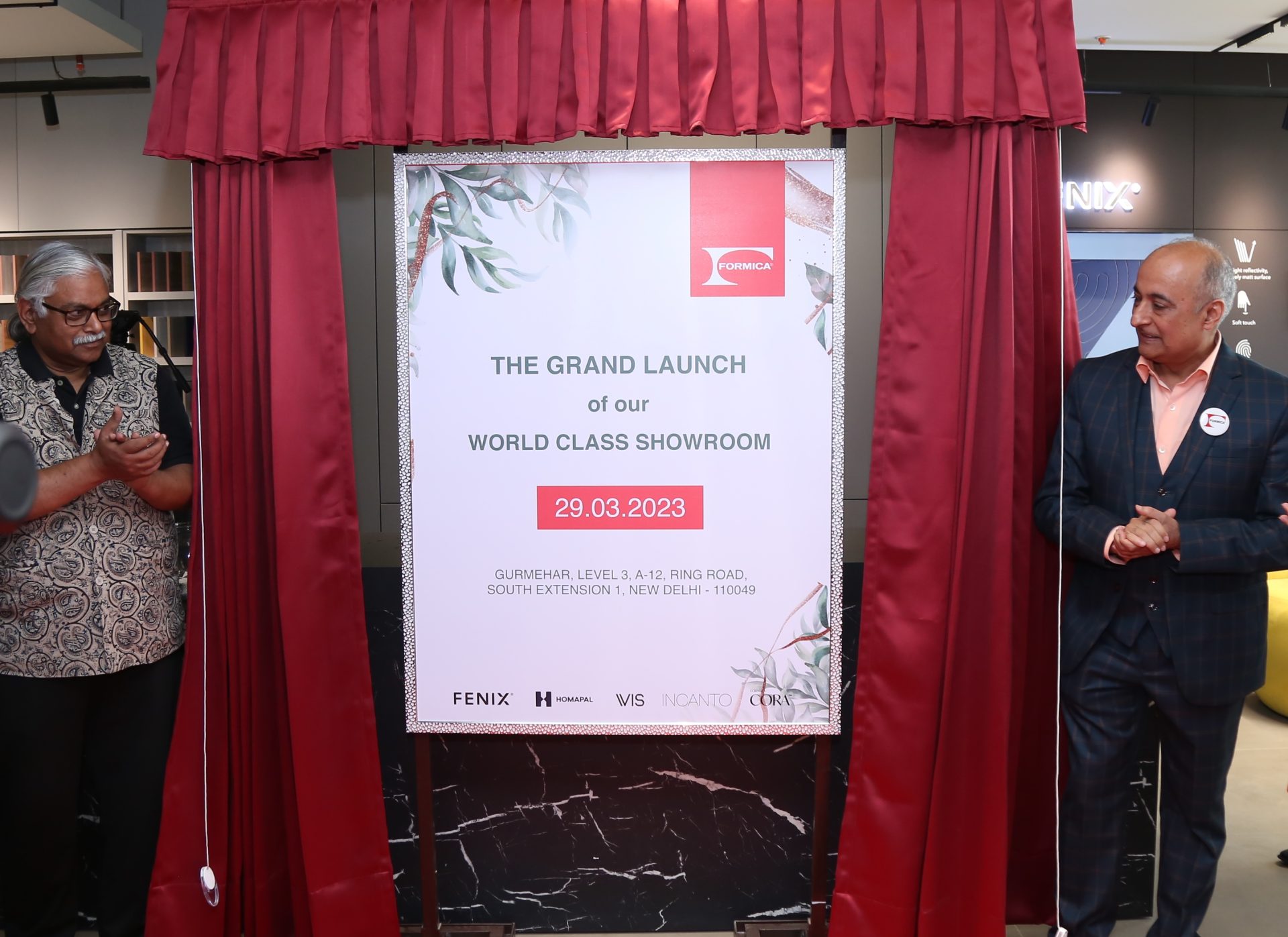 FORMICA inagurated its first flagship showroom in New Delhi ...