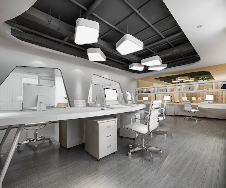 Explore Futuristic Parametric Curves In Vivek Bhole Architect S Deserve Builders Office Mumbai