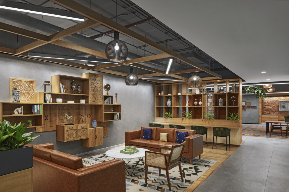 Discover the perfect blend of work and relaxation at Pune's co-working space designed by Concept ...