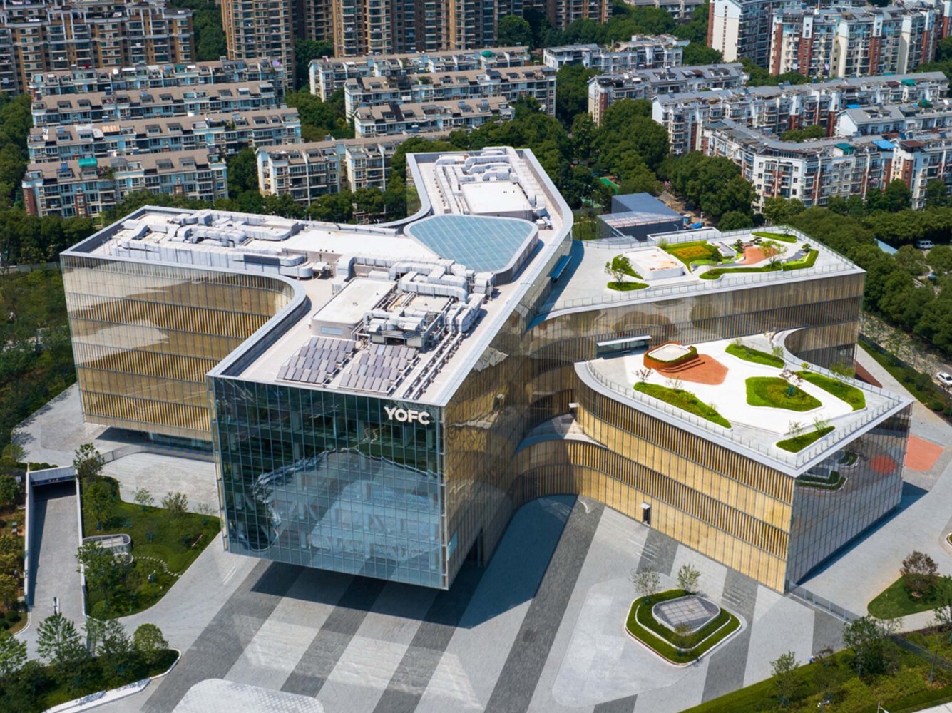 Gensler's YOFC Headquarters: A striking tribute to the company's optical fiber legacy and global ...