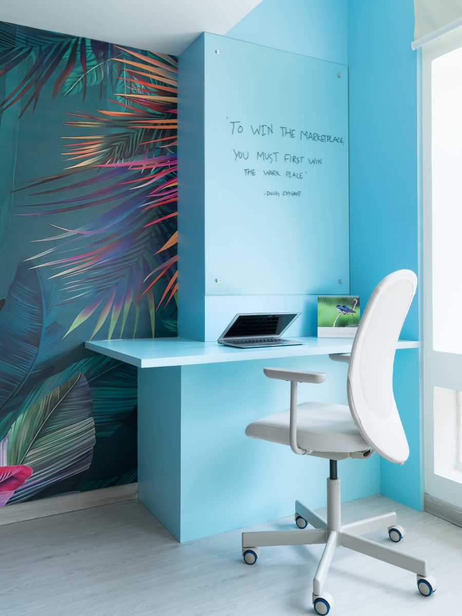 Step inside Workline Office's refreshing blue interiors by SP Design ...