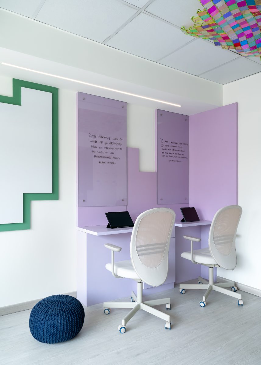 Step inside Workline Office's refreshing blue interiors by SP Design ...