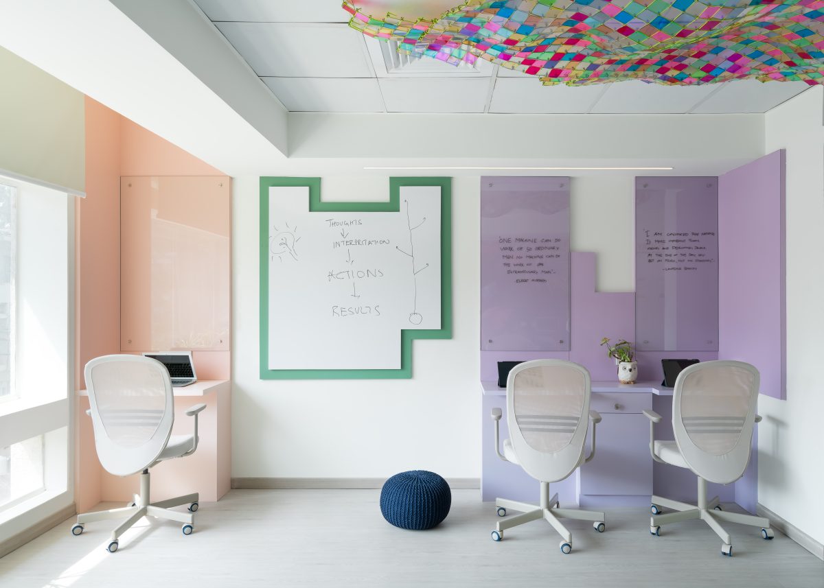 Step inside Workline Office's refreshing blue interiors by SP Design ...