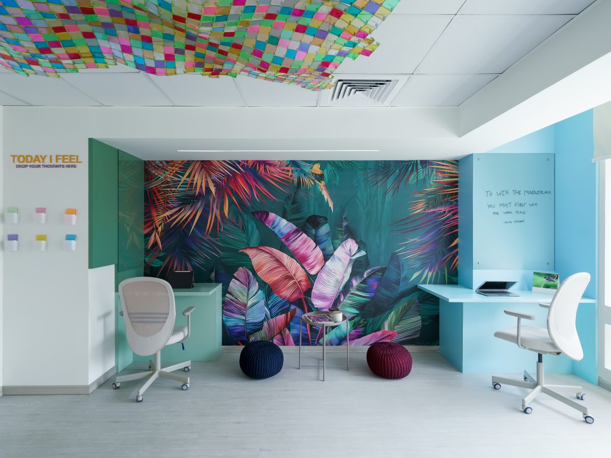 Step inside Workline Office's refreshing blue interiors by SP Design ...