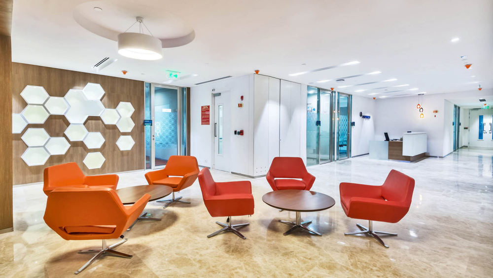 Peek into PepsiCo's vibrantly colored Gurugram office by Orbit Design ...