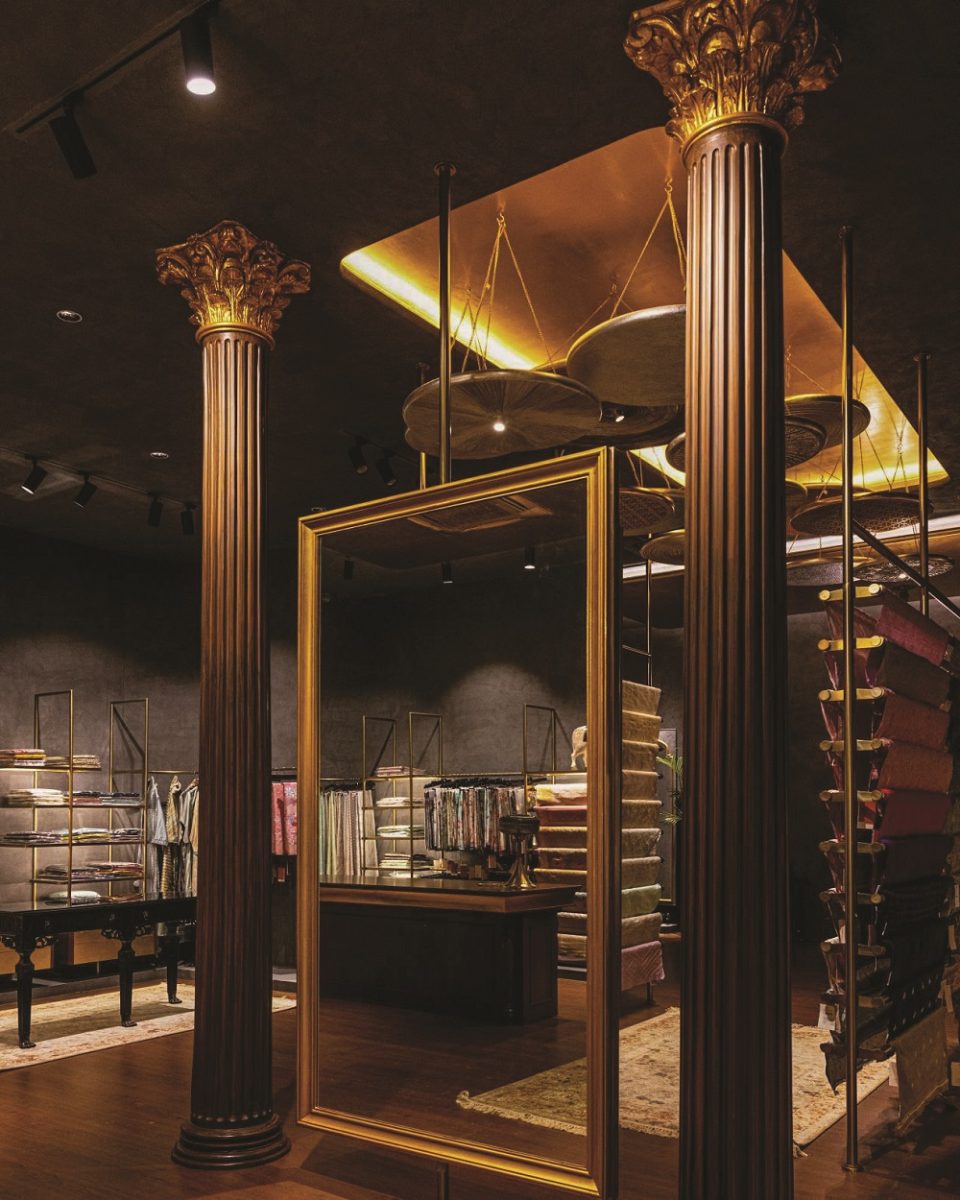 A new saga for Indian couture: Retail design for Shanti Banaras by AND ...