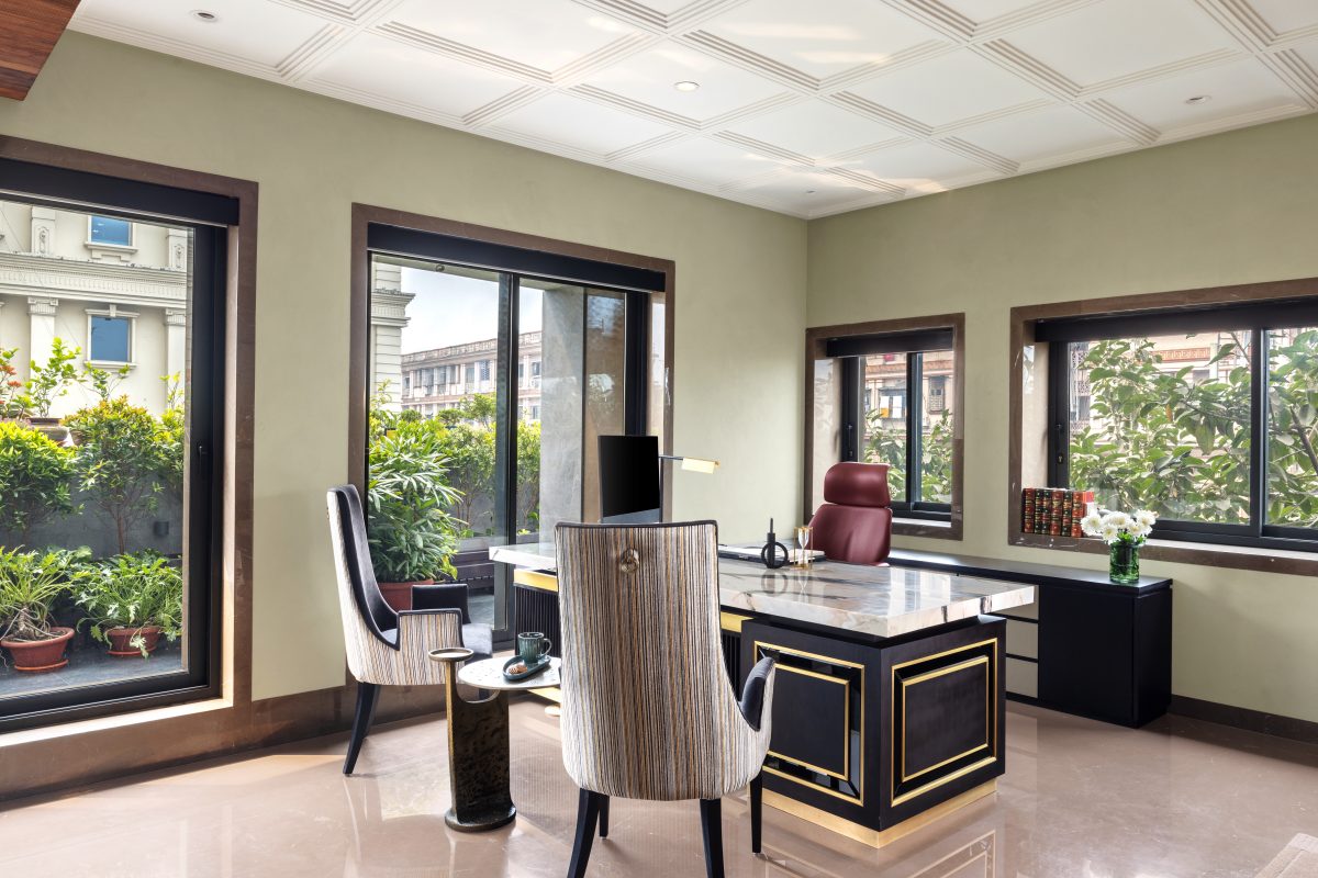 Engage in sheer office elegance with A Square Design's Kolkata office ...