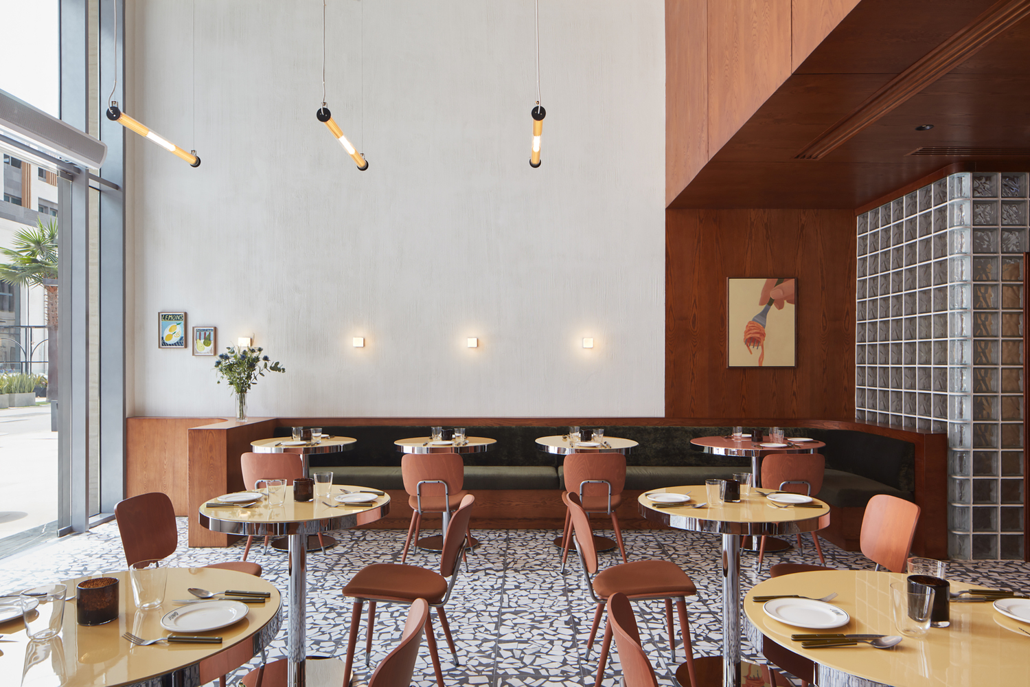 Italian and American diner inspirations merge in an iconic design at ...