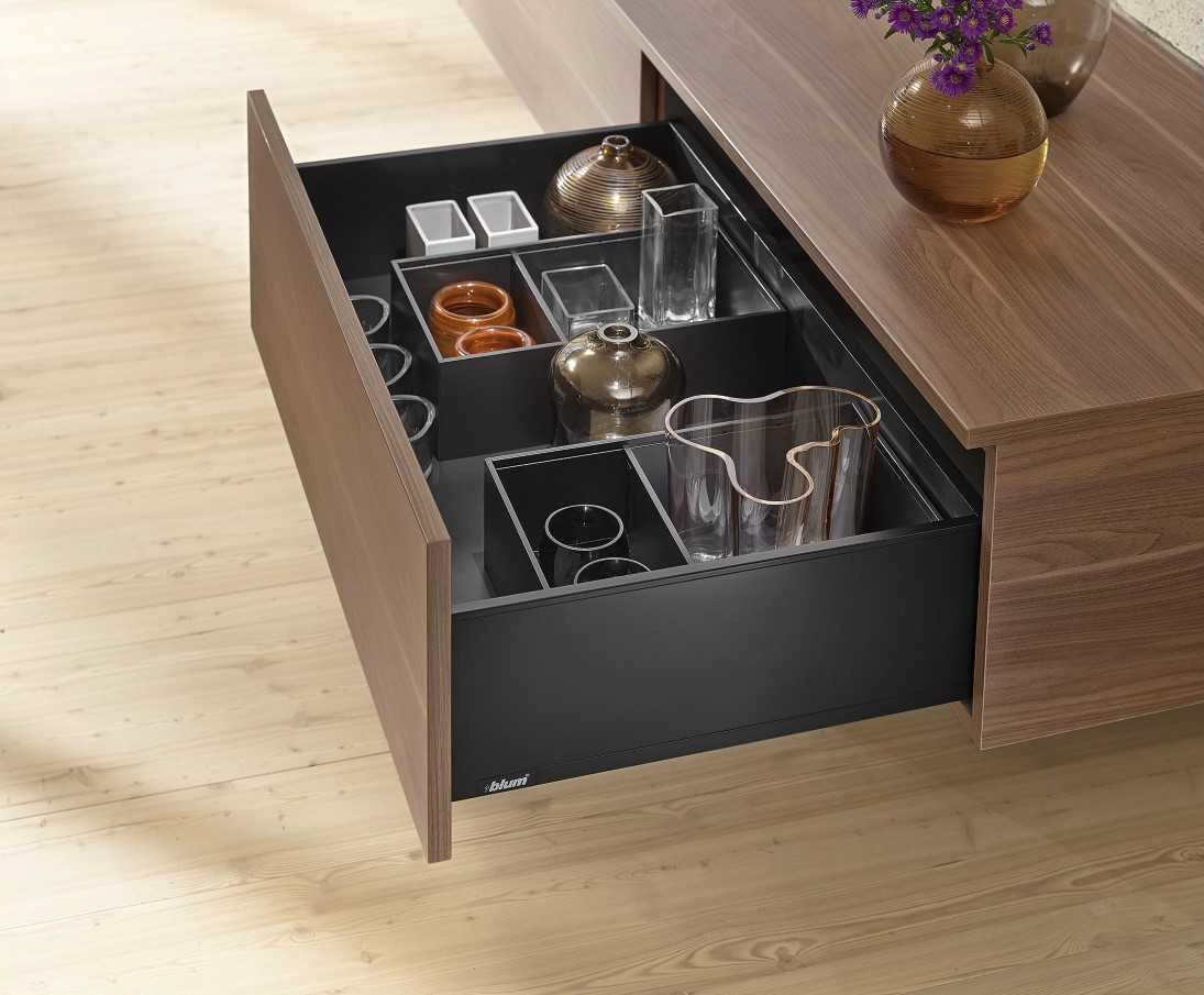 Maximize your commercial space with the lean and sleek BLUM LEGRABOX ...