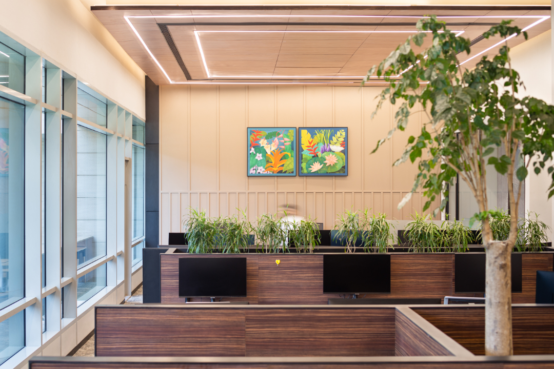 Studio IAAD transforms APT Office in New Delhi with the fusion of warm ...