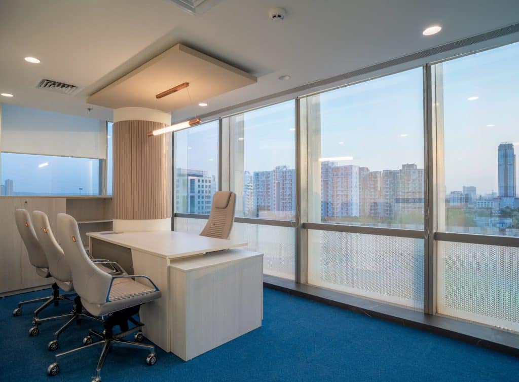 M-INSURE corporate office by Resaiki Design Studio, Gurugram - Commercial Design India