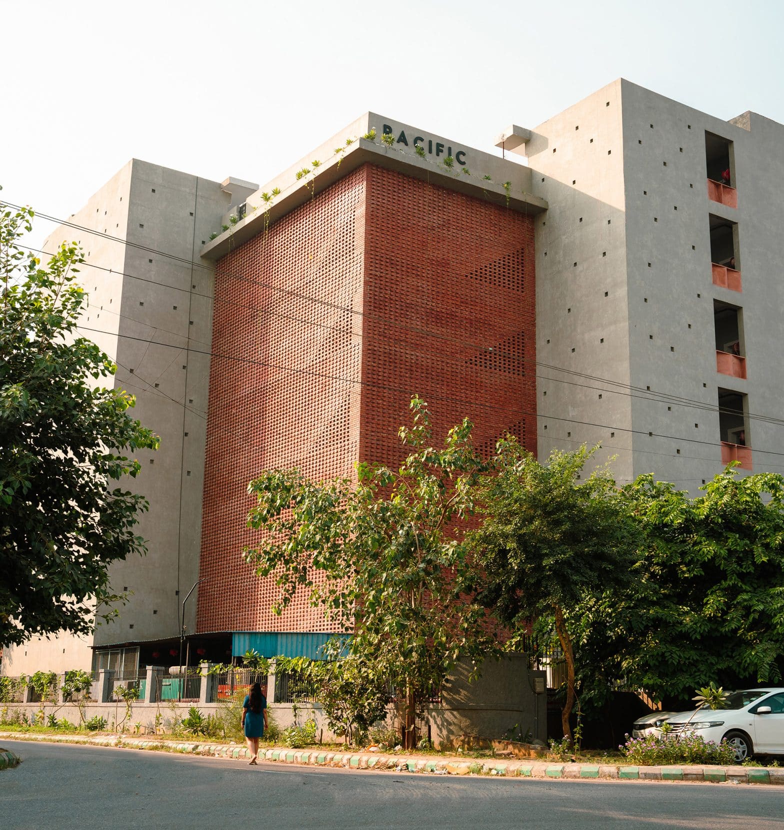 The Red Story: Façade redesign & redevelopment at IMT Manesar by Logic ...