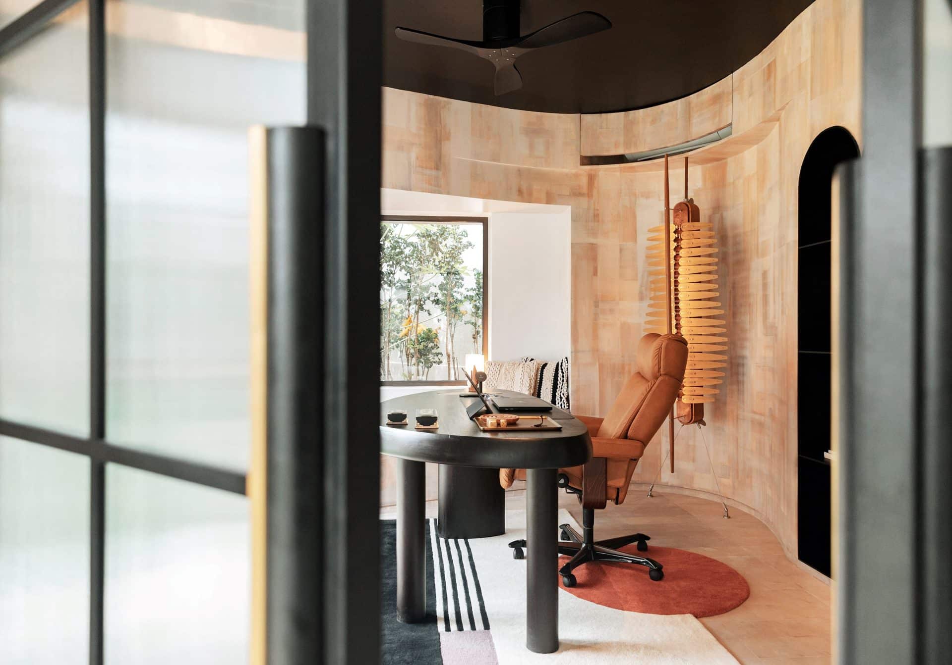 Fluid Rhapsody: A fusion of boldness and softness by Studio Dashline - Commercial Design India