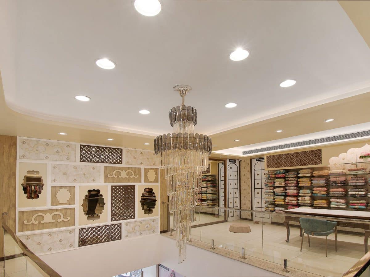 Timeless elegance of White Hanger - Designed by Mukesh Bhatia, founder ...