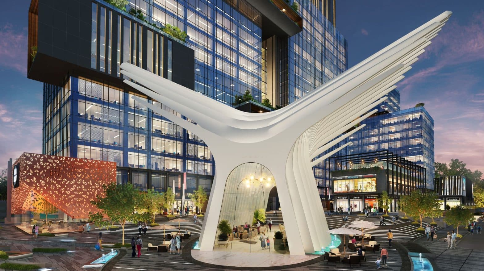 GYGY Mentis: Redefining office architecture in Noida, UP by Design ...