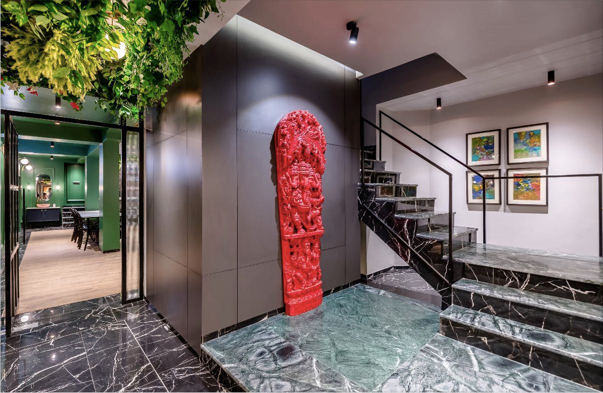 Transforming a basement into a sophisticated workspace: An interior ...