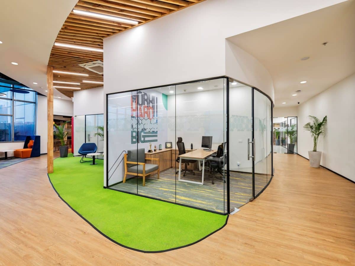 Taazaa Tech's Noida office by Flipspaces: A hub of innovation and productivity - Commercial ...