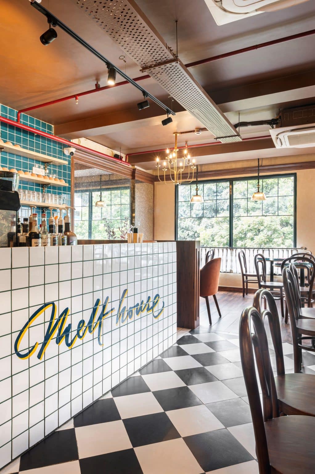 Melthouse European café in GK, New Delhi: A Studio Bipolar masterpiece - Commercial Design India