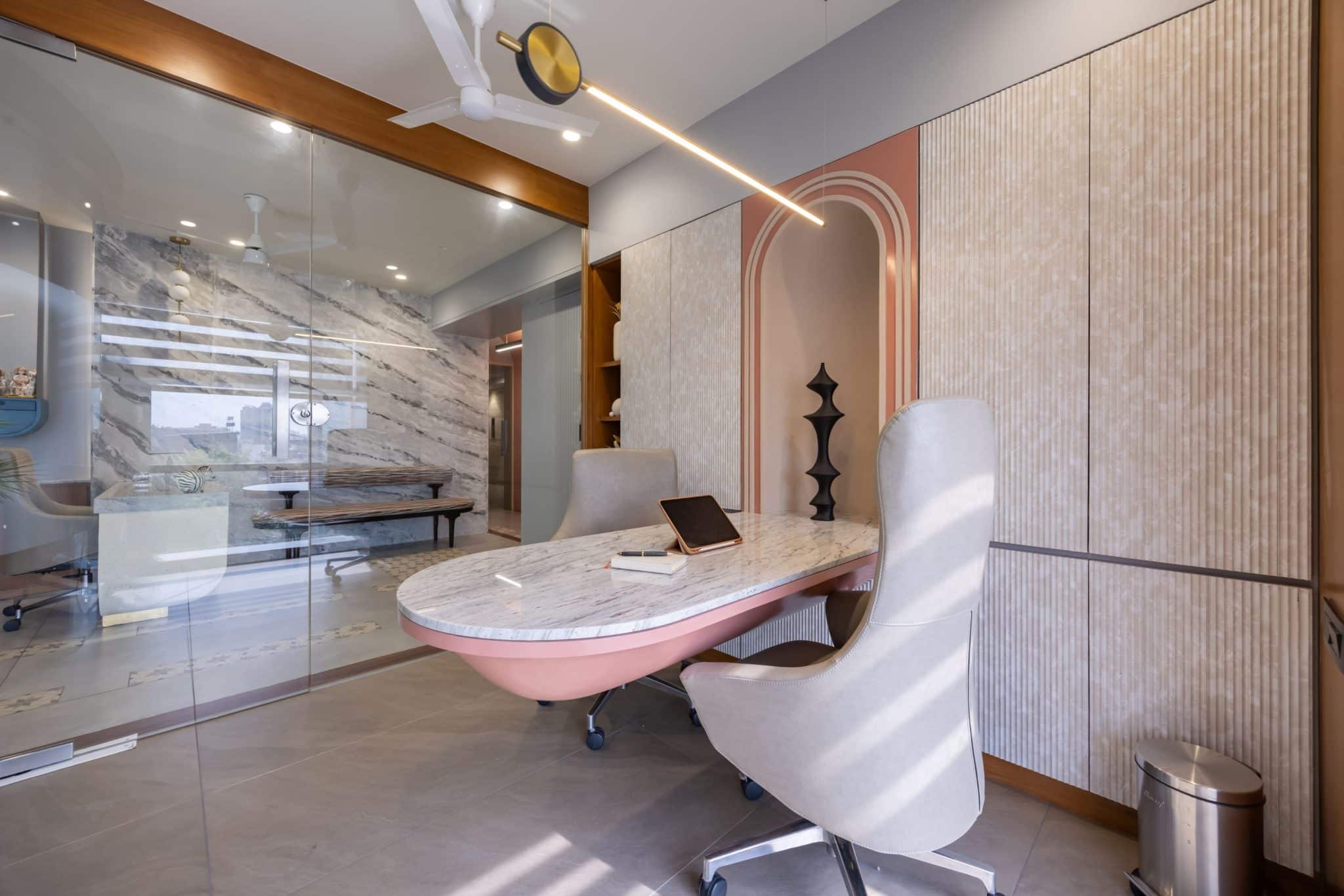 A Circular Symphony: Office interiors by SGA+IKS - Redefining office ...