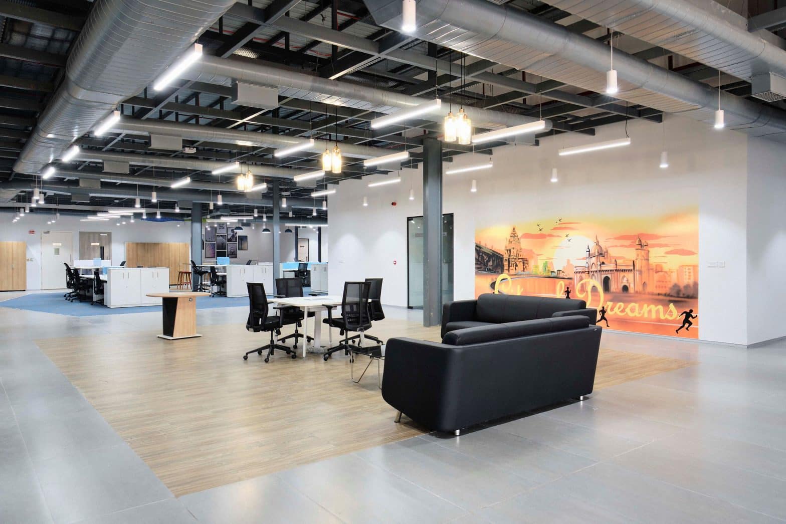 Airbnb office at Gurgaon by Space Matrix - Commercial Design India
