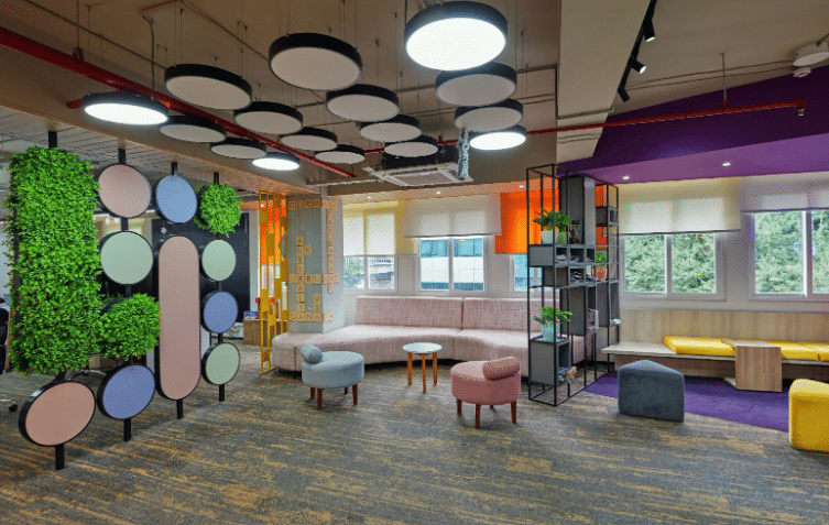 Flipspaces transforms Capsule Work's 5,000 sq.ft. office design into a dynamic workspace ...