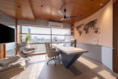 Airbnb office at Gurgaon by Space Matrix - Commercial Design India