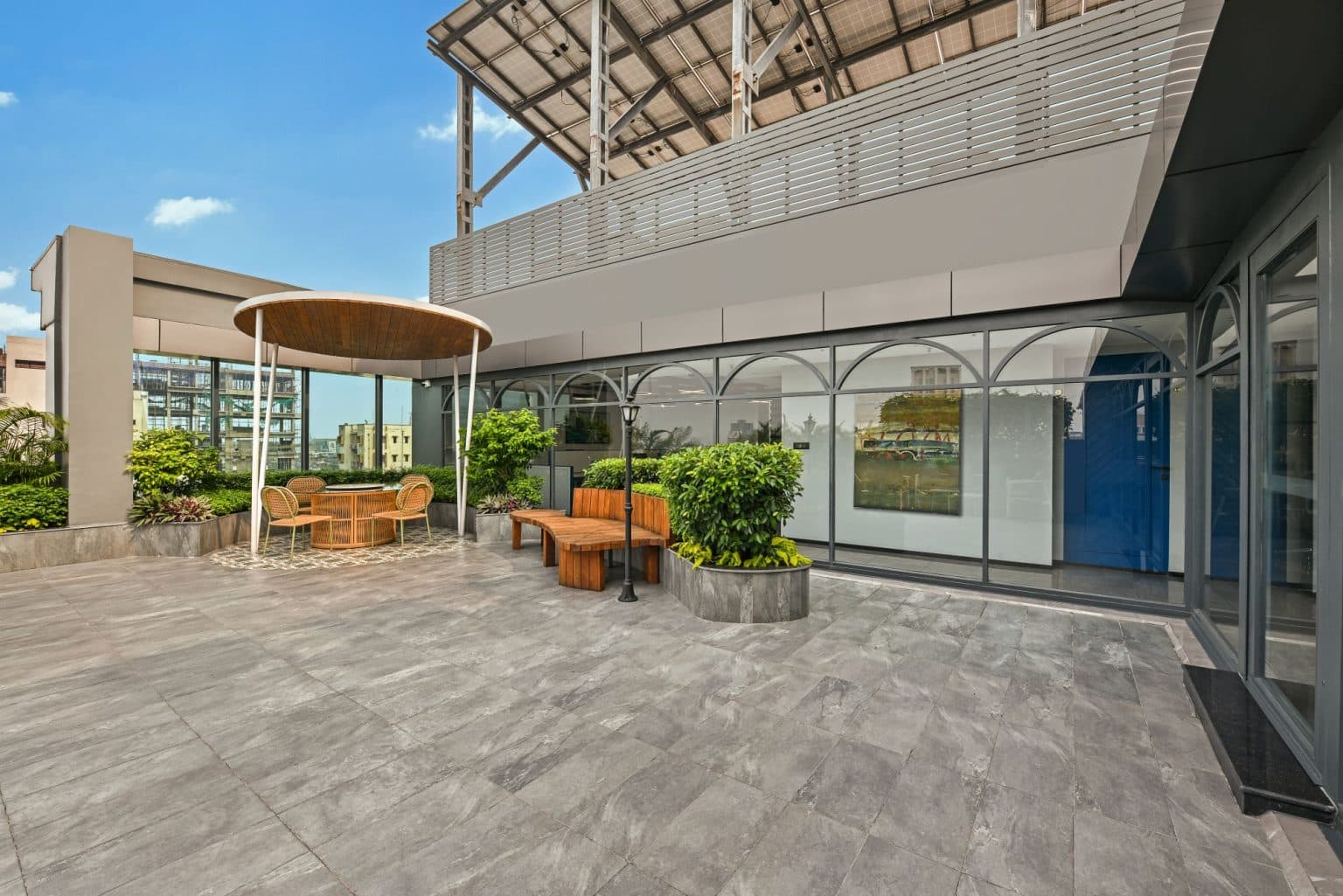 AK enterprises transforms a 4000 sq. ft. commercial space into a work ...