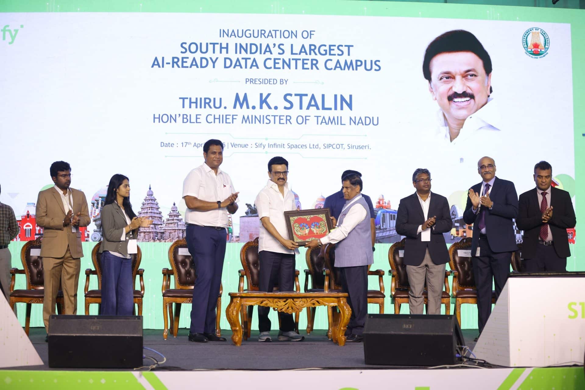 Chief Minister M. K. Stalin inaugurates South India’s largest AI-ready ...