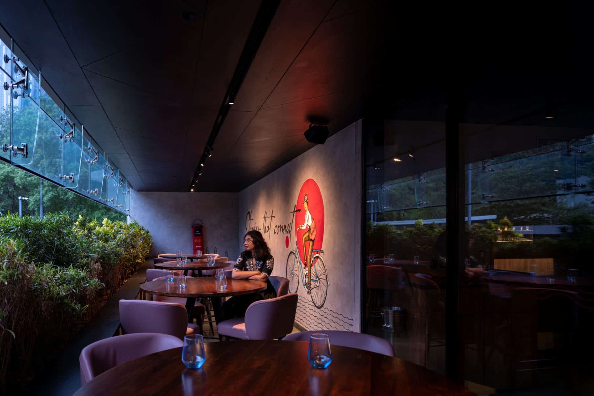 Step into a bar in Hyderabad called Postcard by 23 Degrees Design Shift ...