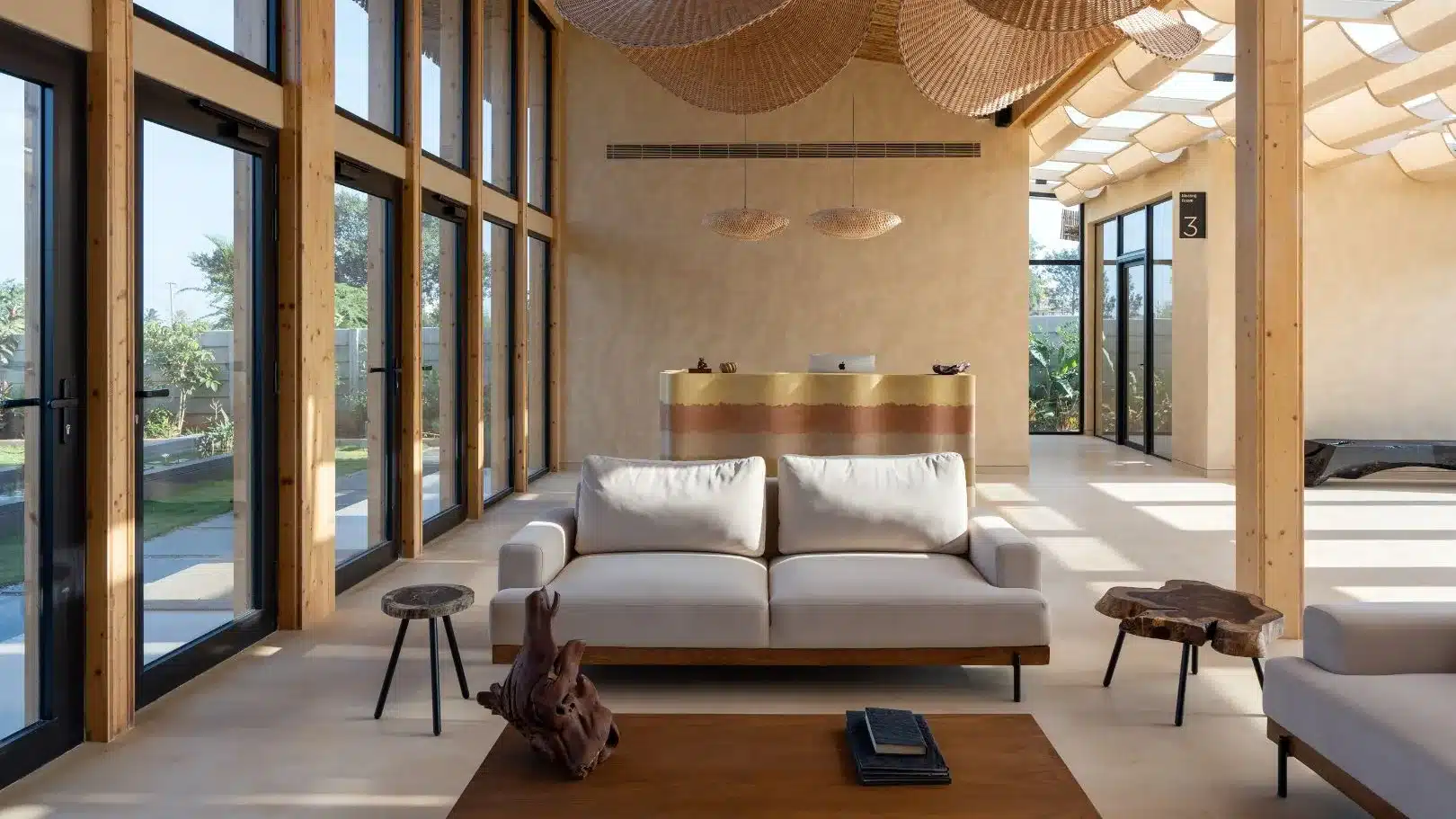 In the stillness of dust, elements of nature breathes; a sunlit ...