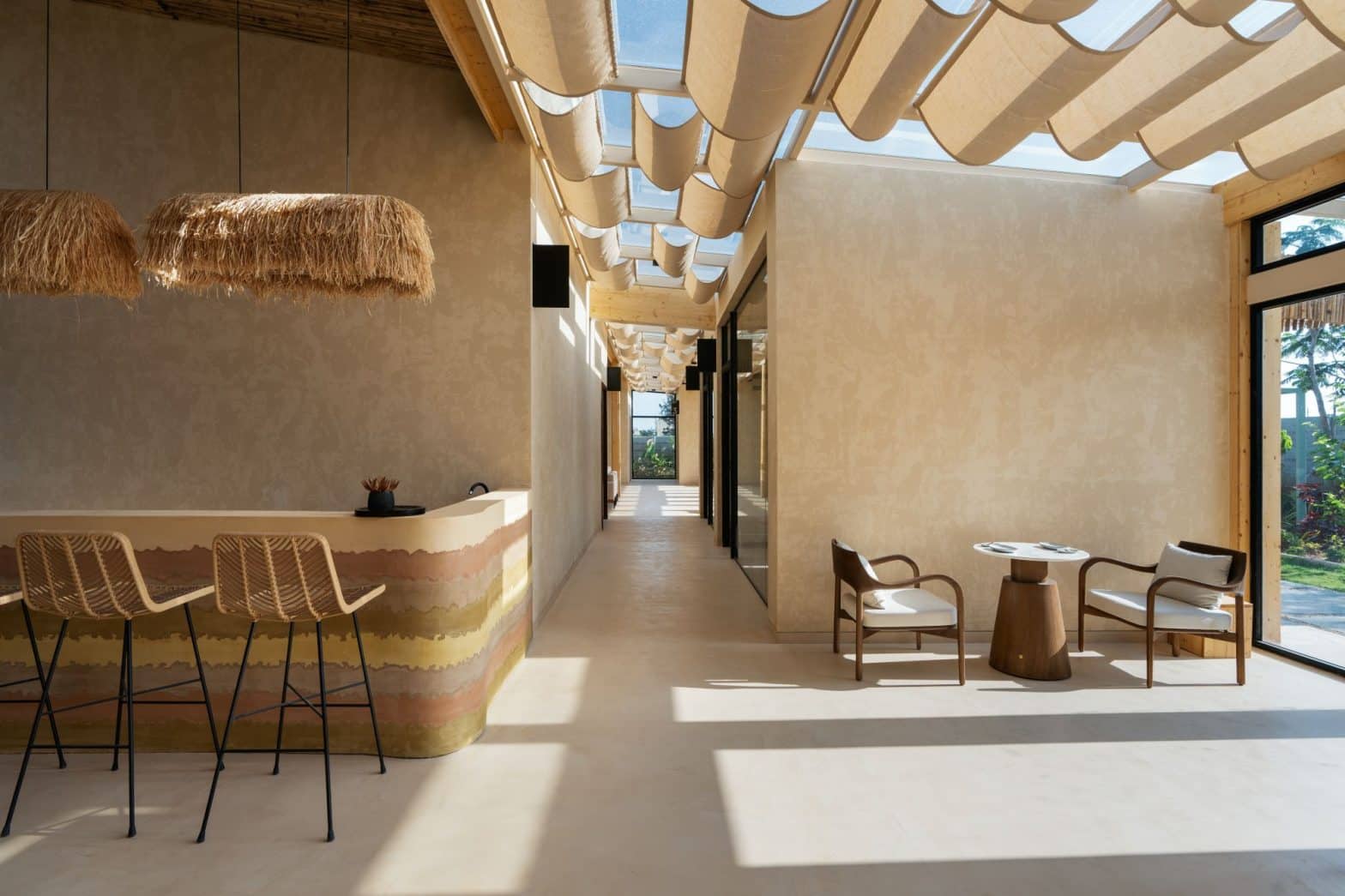 In the stillness of dust, elements of nature breathes; a sunlit ...