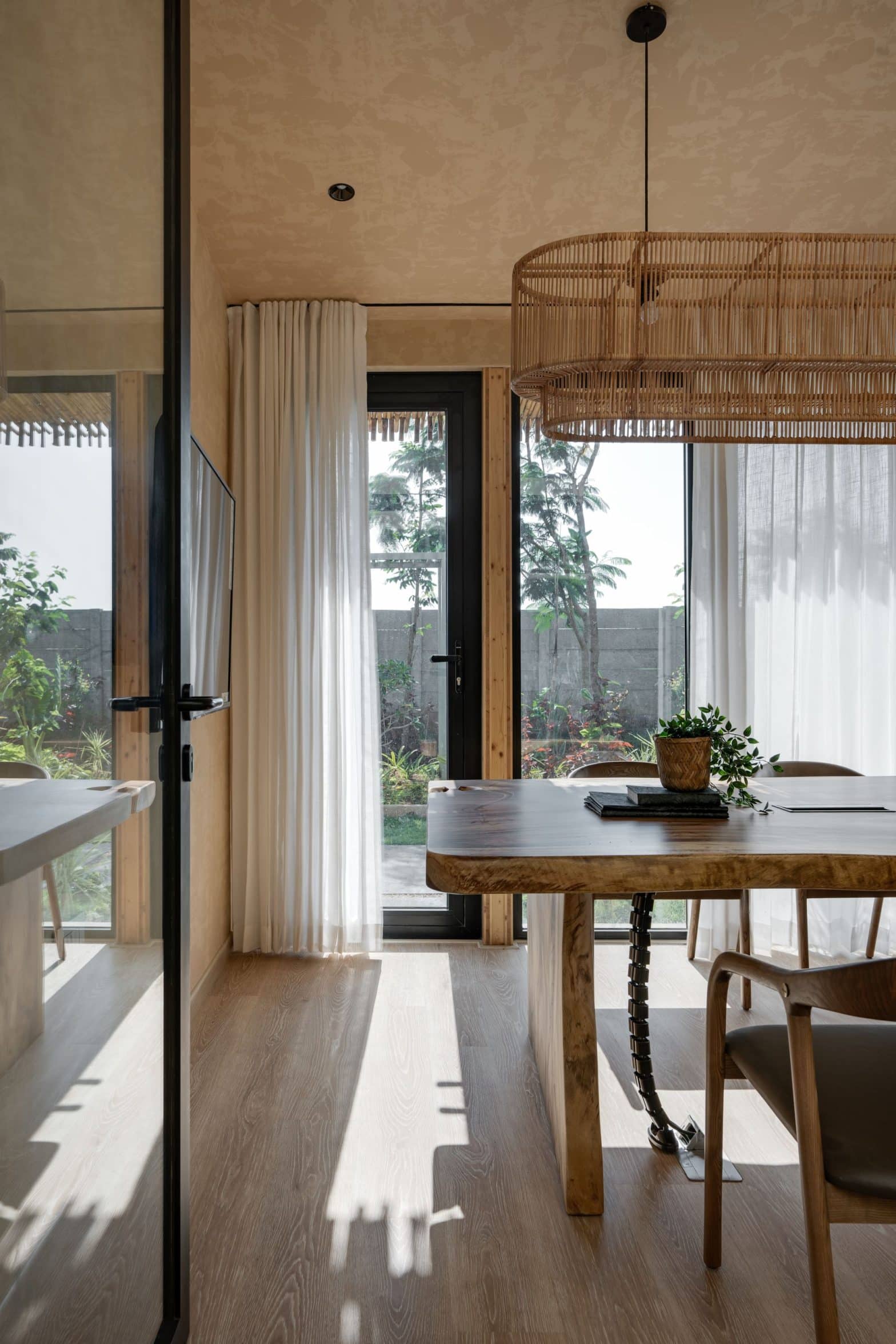 In the stillness of dust, elements of nature breathes; a sunlit ...