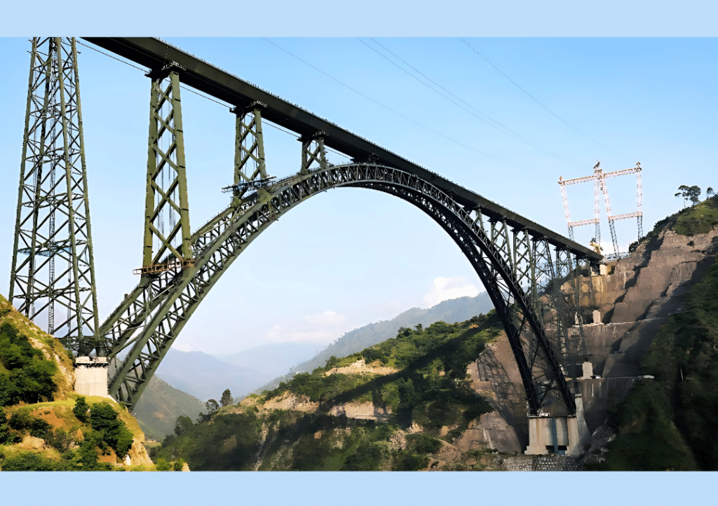 Adani's contribution to the world's tallest railway Arch Bridge ...