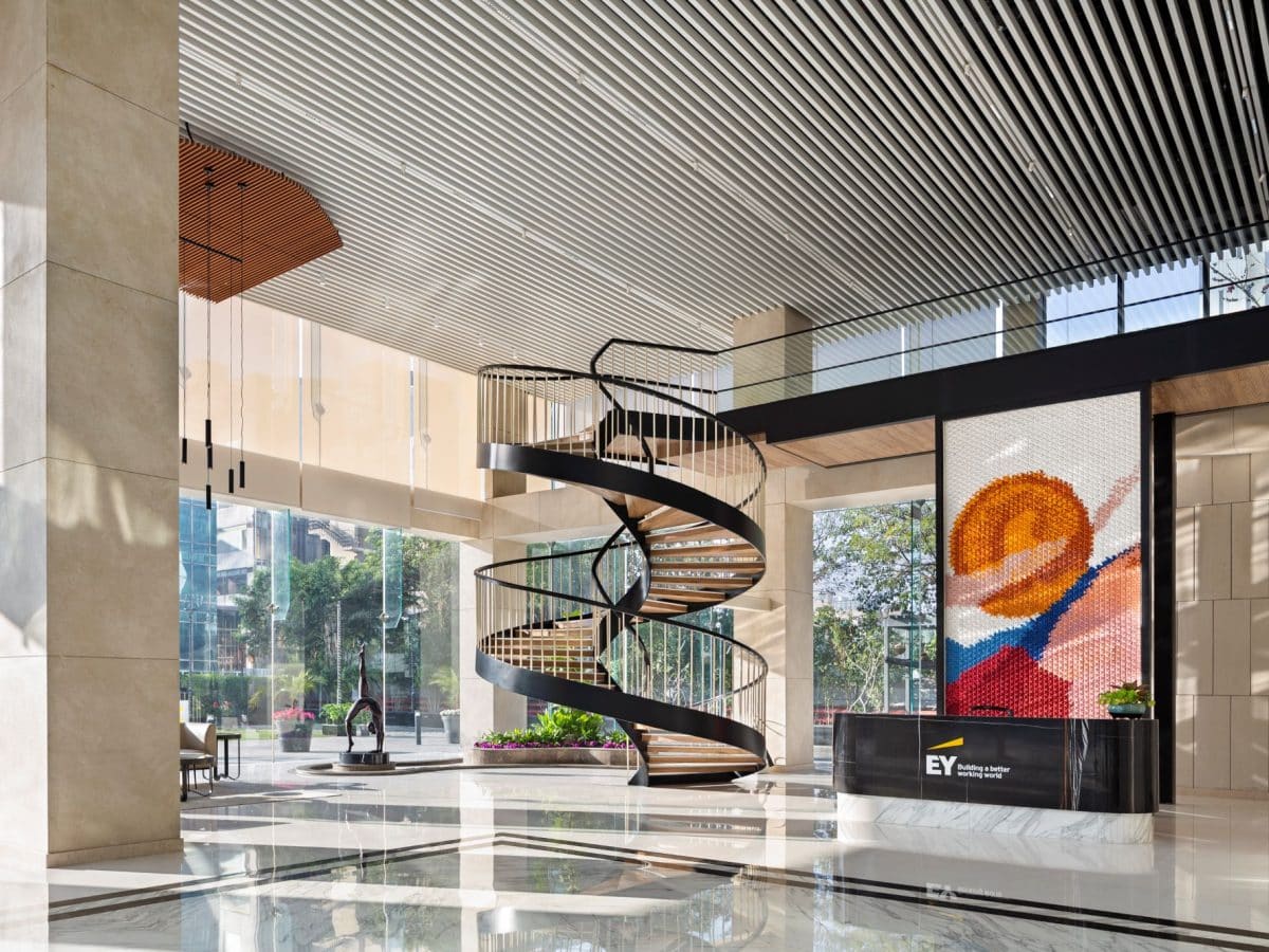 Studio IV designs EY Gurugram office interiors showcase art, culture ...