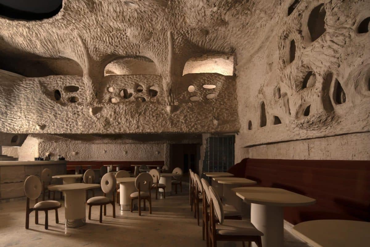 A subterranean escape that turns cave-inspired design into a sensory ...