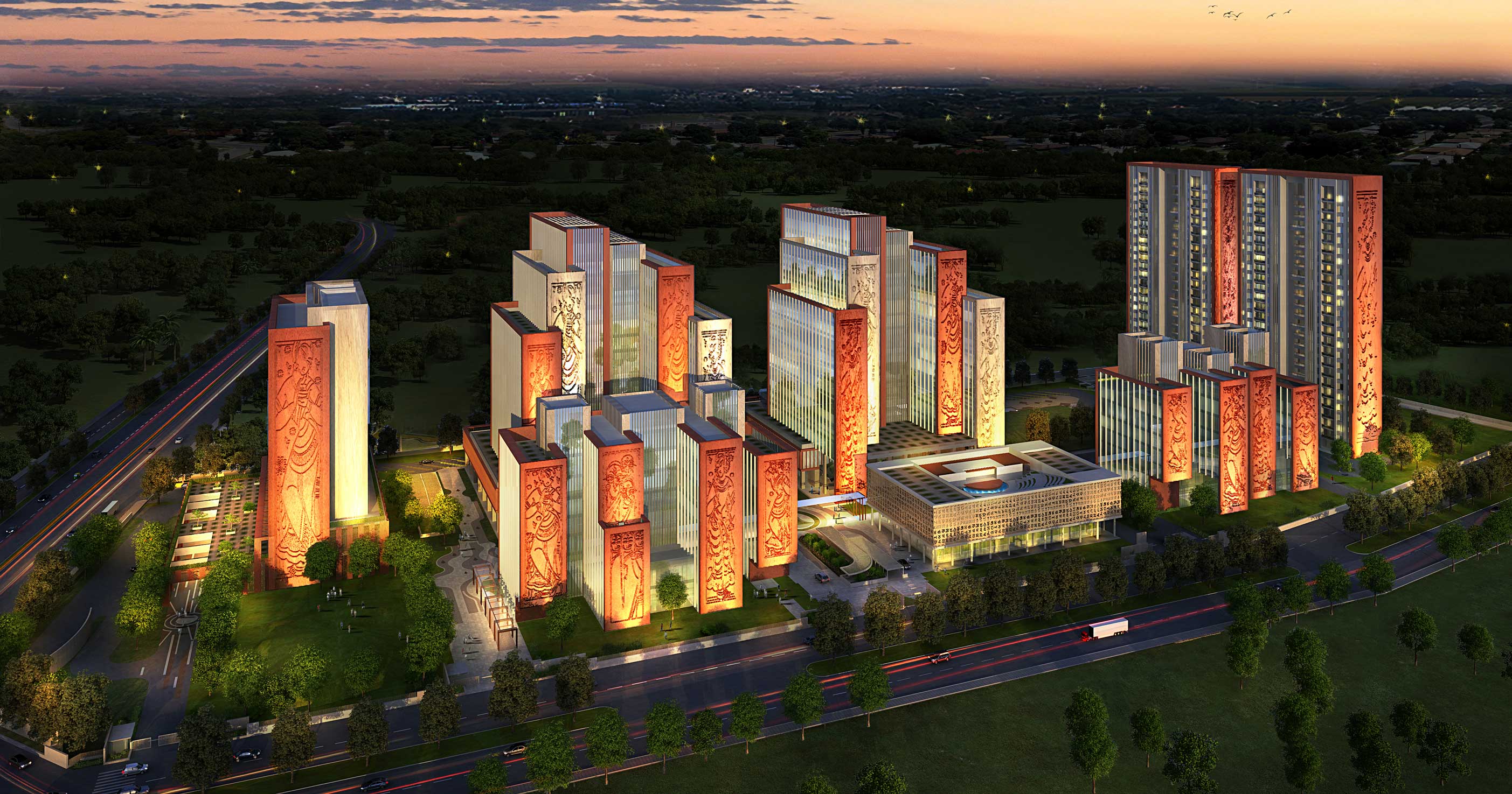 ITC Campus by Morphogenesis - Projects, ITC Campus, Kolkata, Mixed-use Development ...
